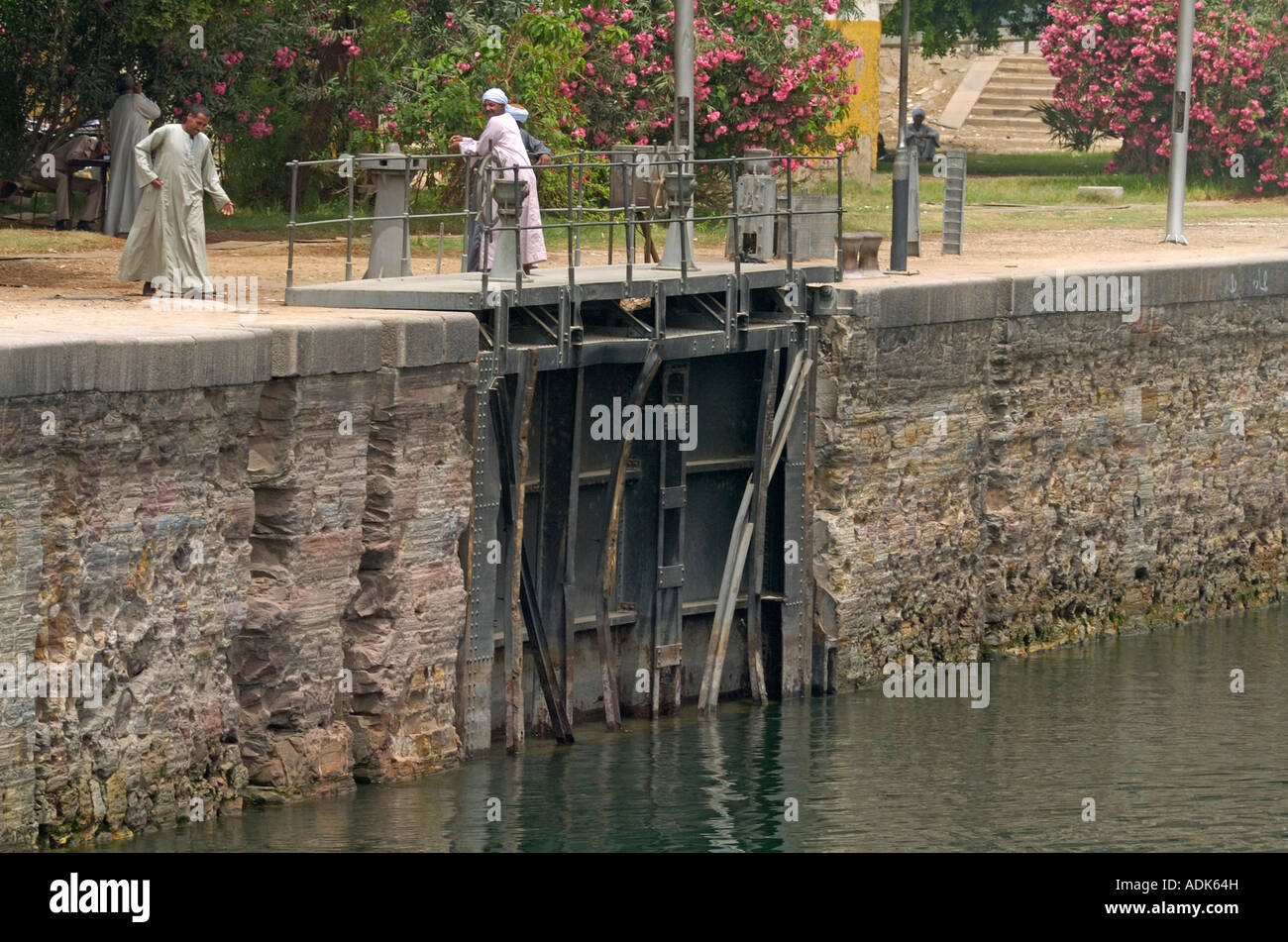 Esna Lock, River Nile, Egypt Stock Photo - Alamy