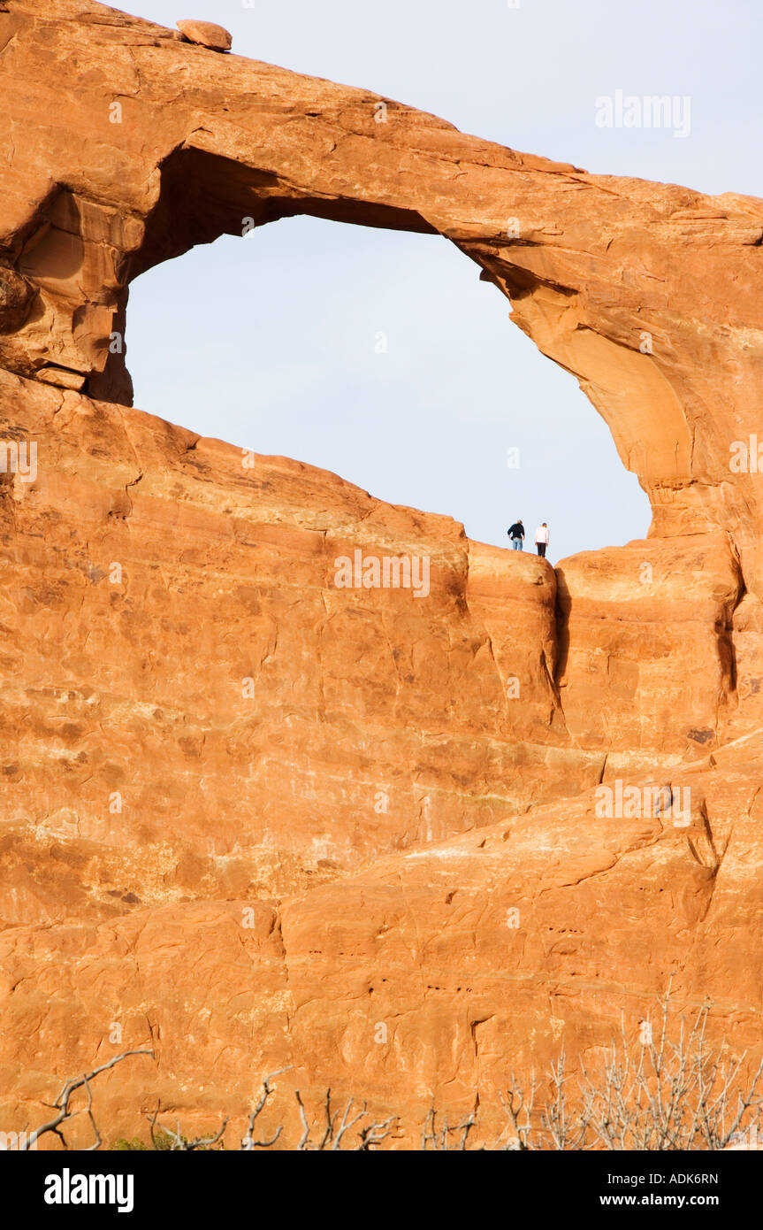 USA Utah Arches National Park arch in Windows Section Stock Photo - Alamy