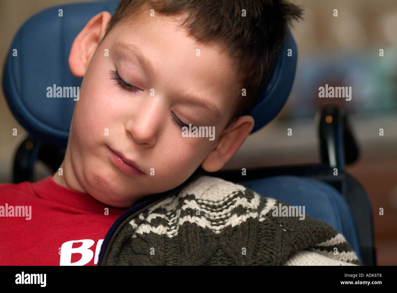 Young disabled boy in wheelchair, London, UK Stock Photo - Alamy