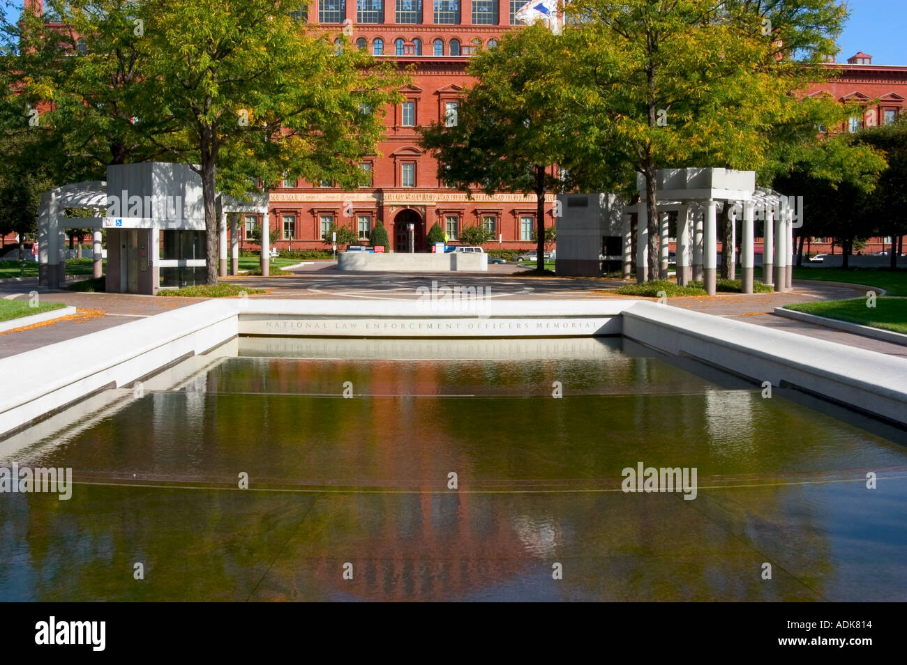 National Law Enforcement Memorial in Washington DC Stock Photo - Alamy