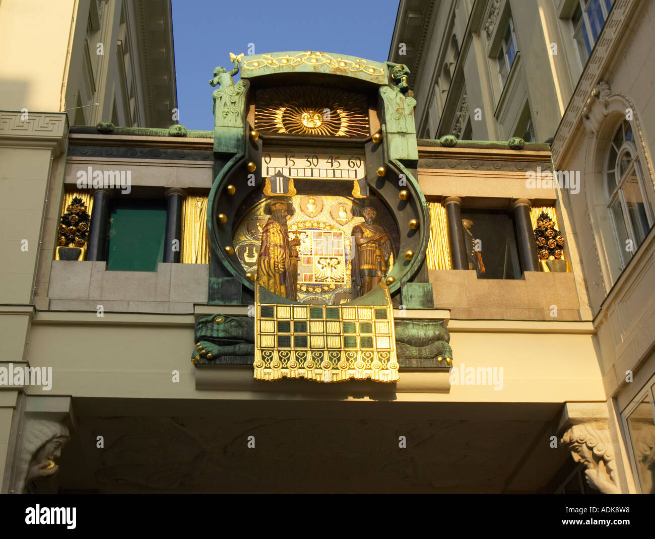 The Anker Clock at Hoher Market in Vienna, Austria Stock Photo - Alamy