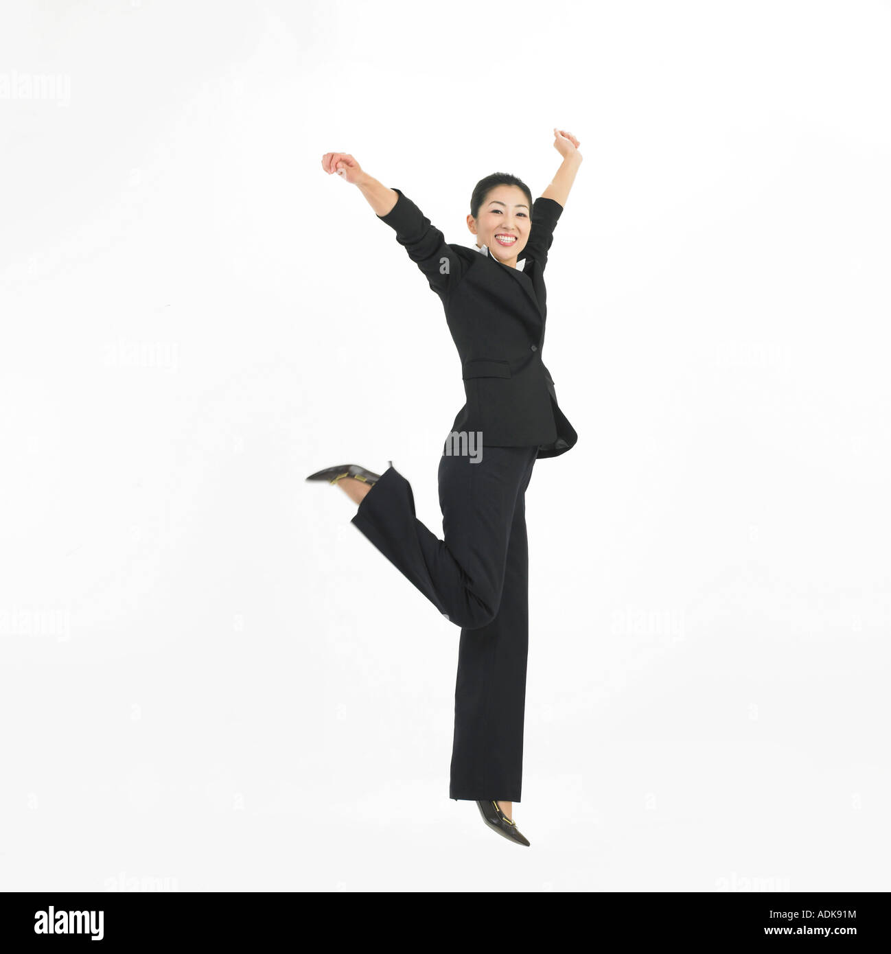 Korean businesswoman jump hi-res stock photography and images - Alamy