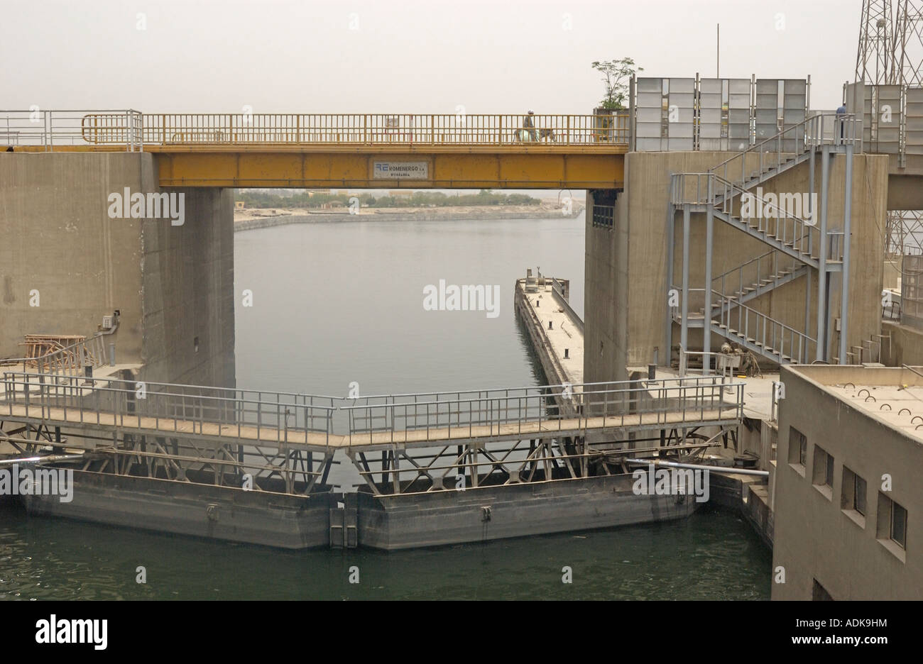 Esna Lock, River Nile, Egypt Stock Photo - Alamy