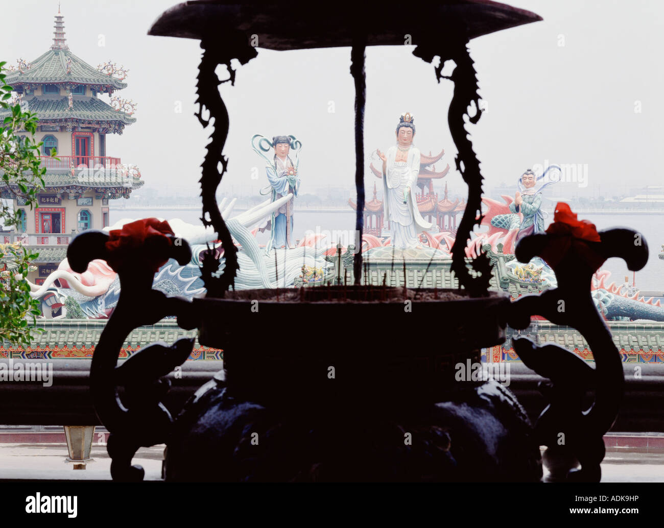 South East Asia fairy and Buddha of Taiwanese traditional style Stock ...