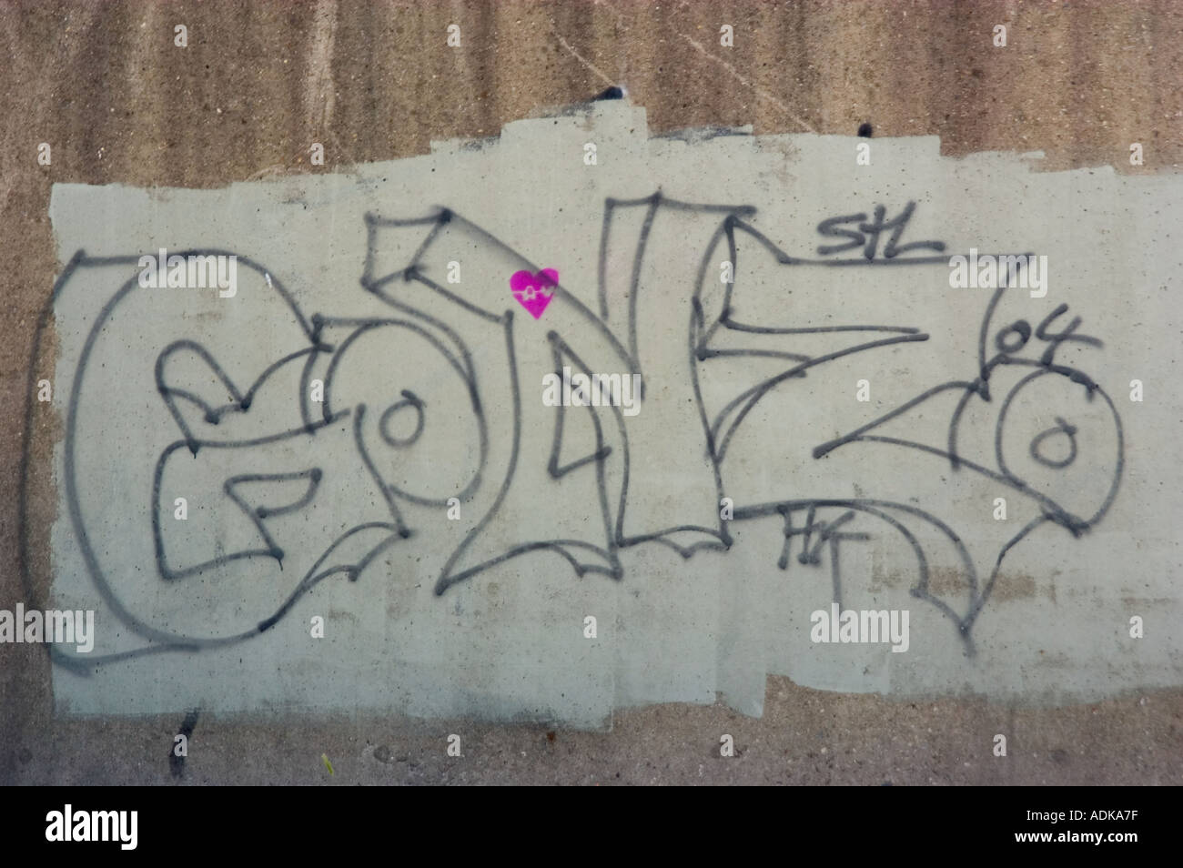 Graffiti on building wall Stock Photo - Alamy
