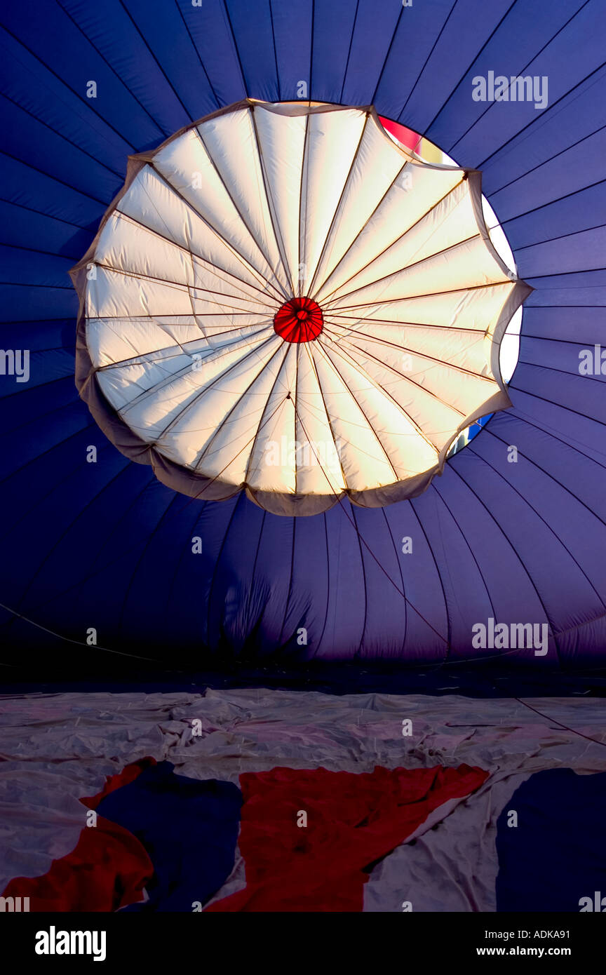 Interior of hot air balloon Stock Photo - Alamy