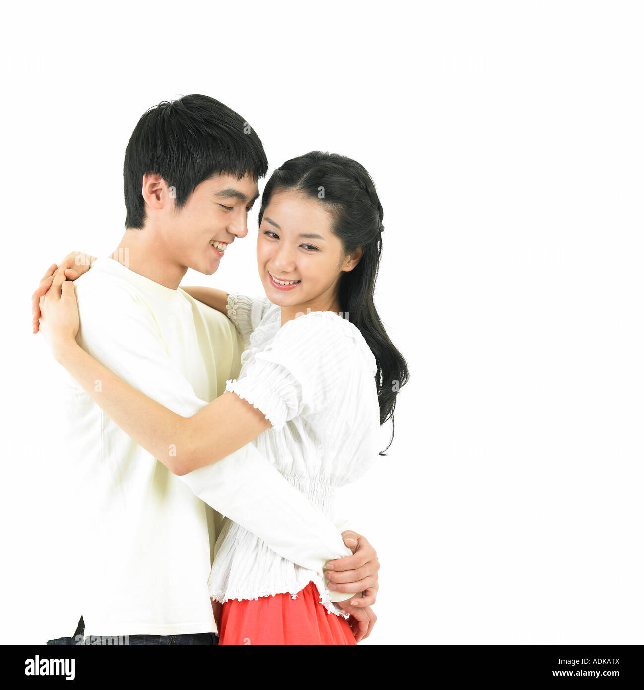 a hugging couple Stock Photo - Alamy