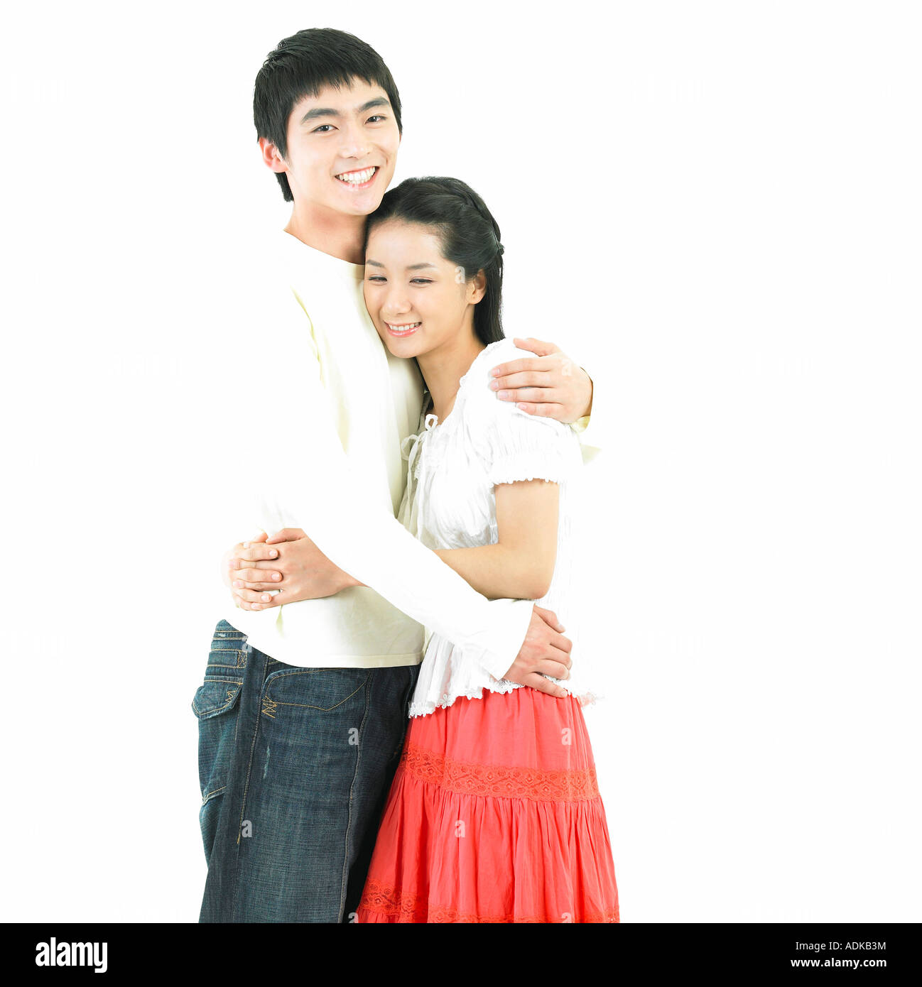 a hugging couple Stock Photo - Alamy