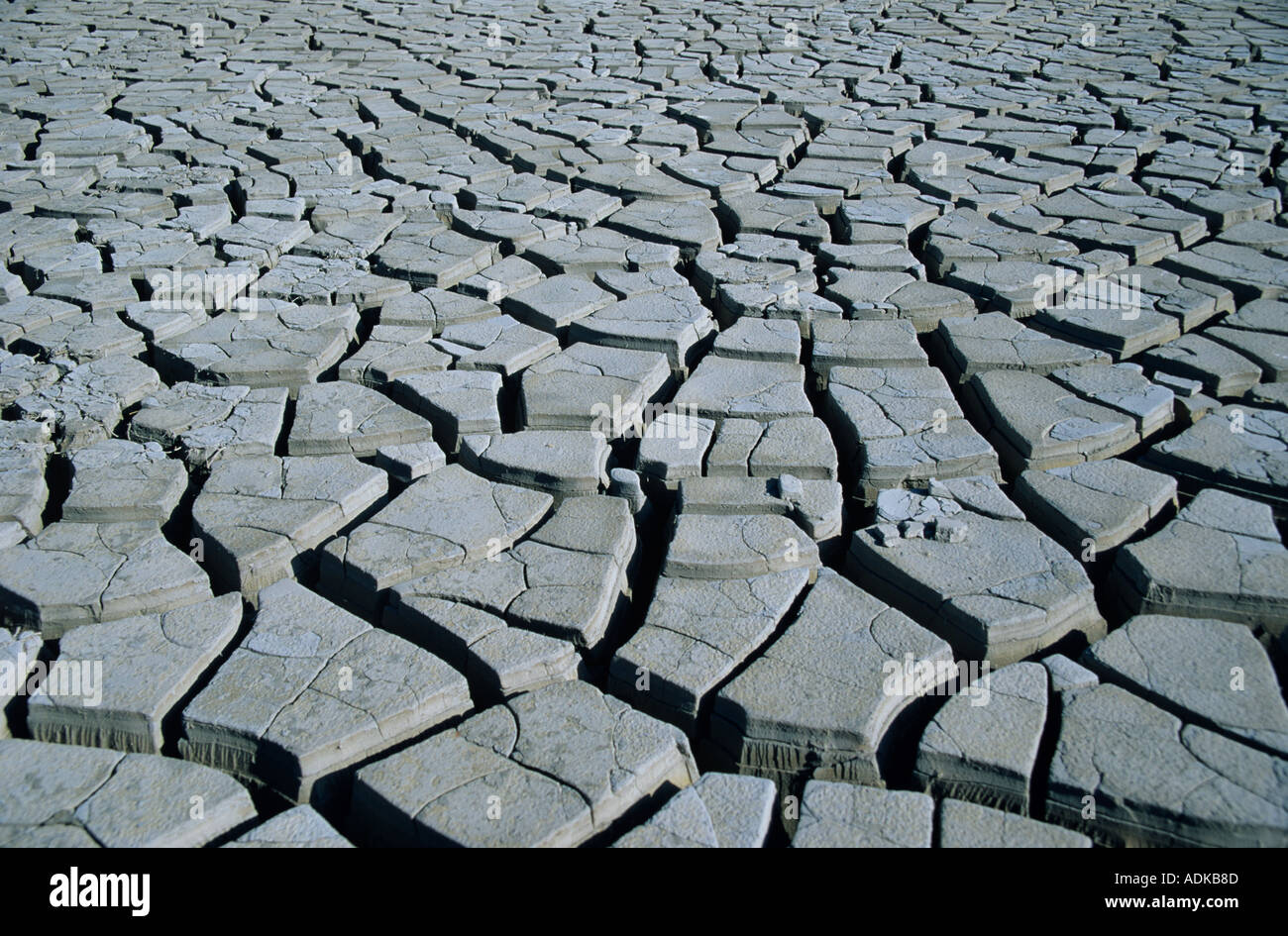 cracked mud on dried up lake bed after drought Cuba Stock Photo - Alamy