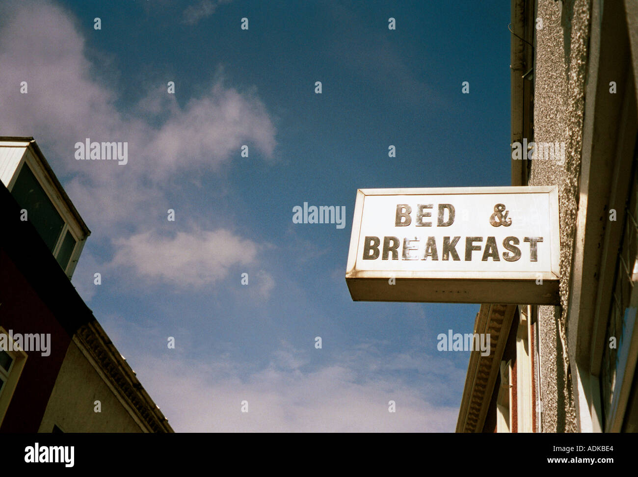 bed and breakfast sign Stock Photo - Alamy