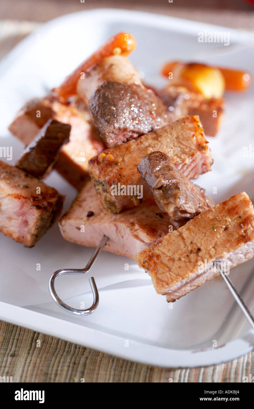 meat food pork steak oven spit roast Stock Photo - Alamy