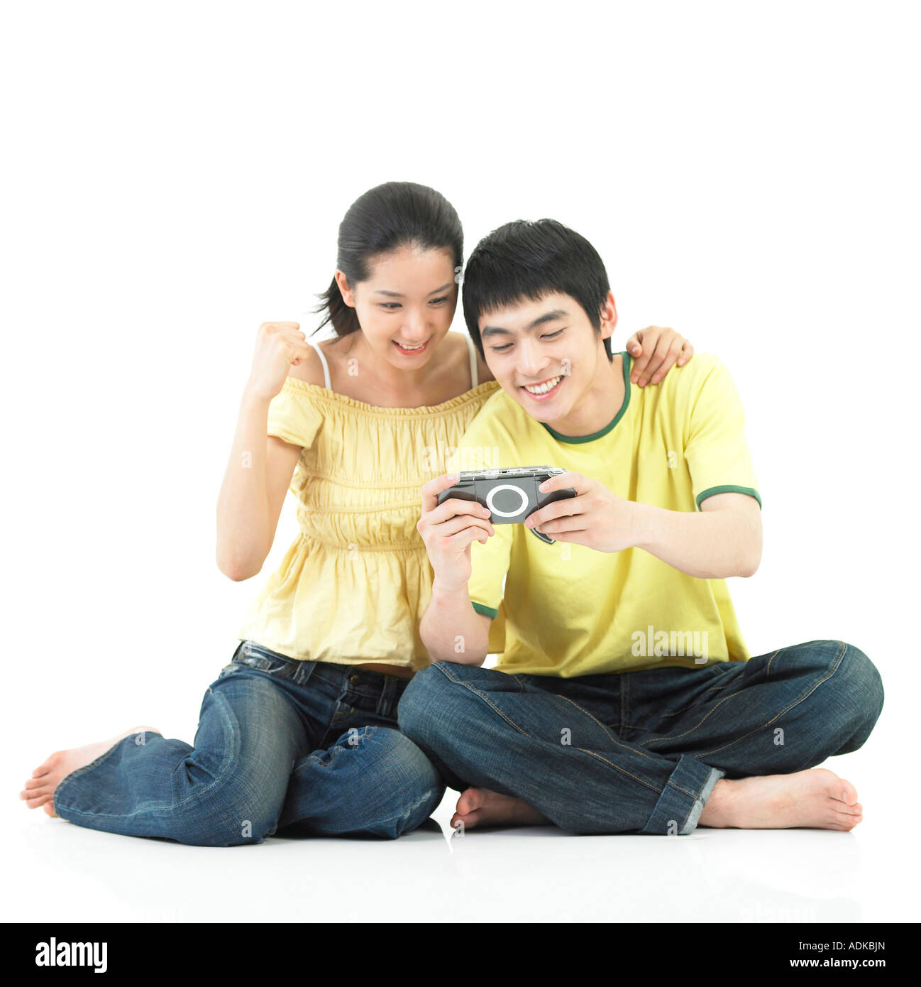 Couple smile focus Cut Out Stock Images & Pictures - Alamy