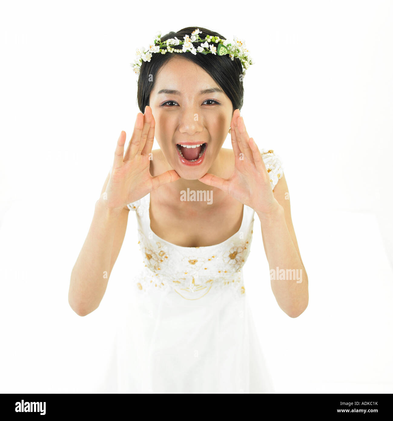 a yelling bride Stock Photo - Alamy