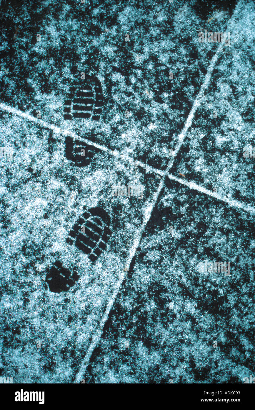 Footsteps into unknown hi-res stock photography and images - Alamy