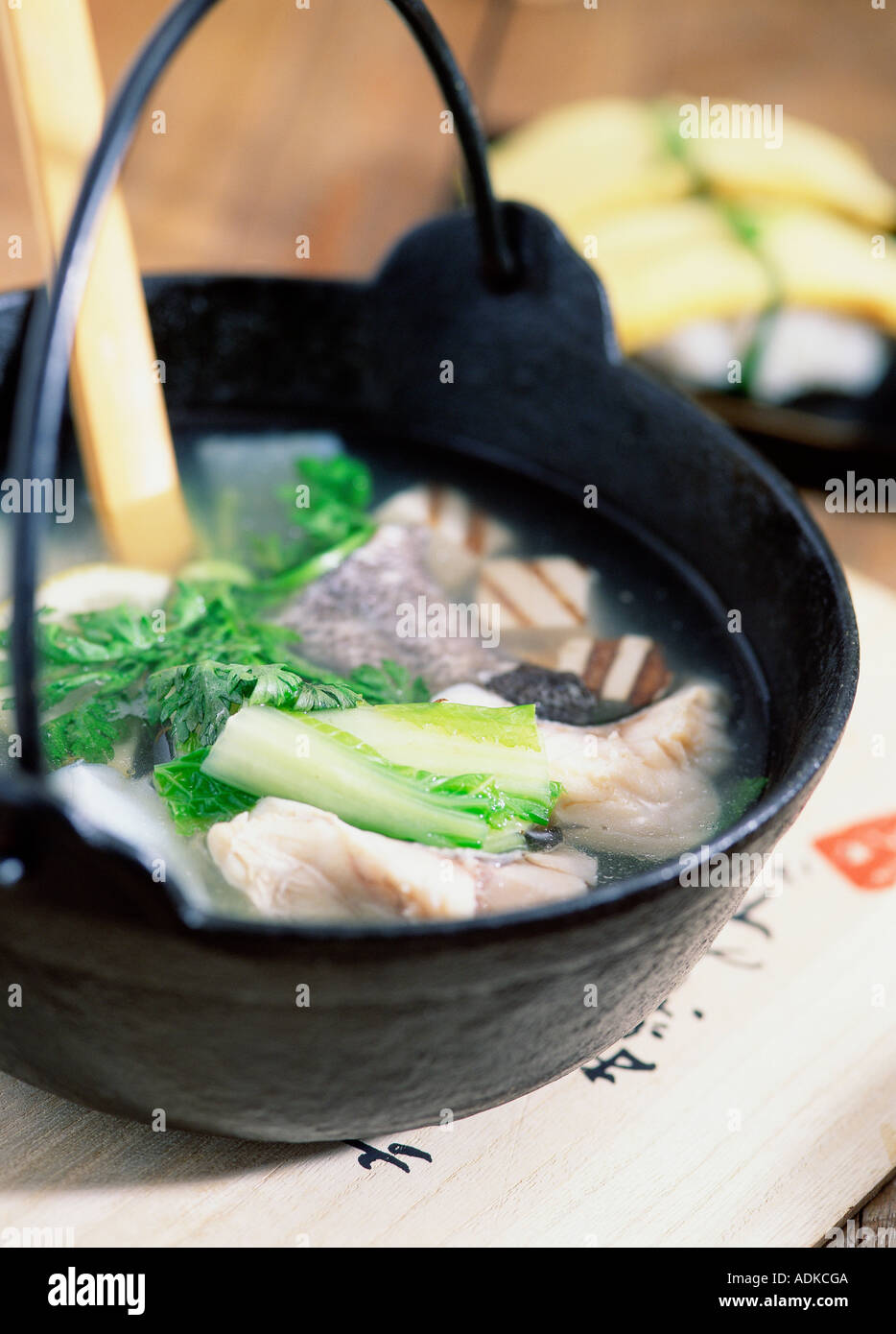 seafood fish soup Stock Photo - Alamy