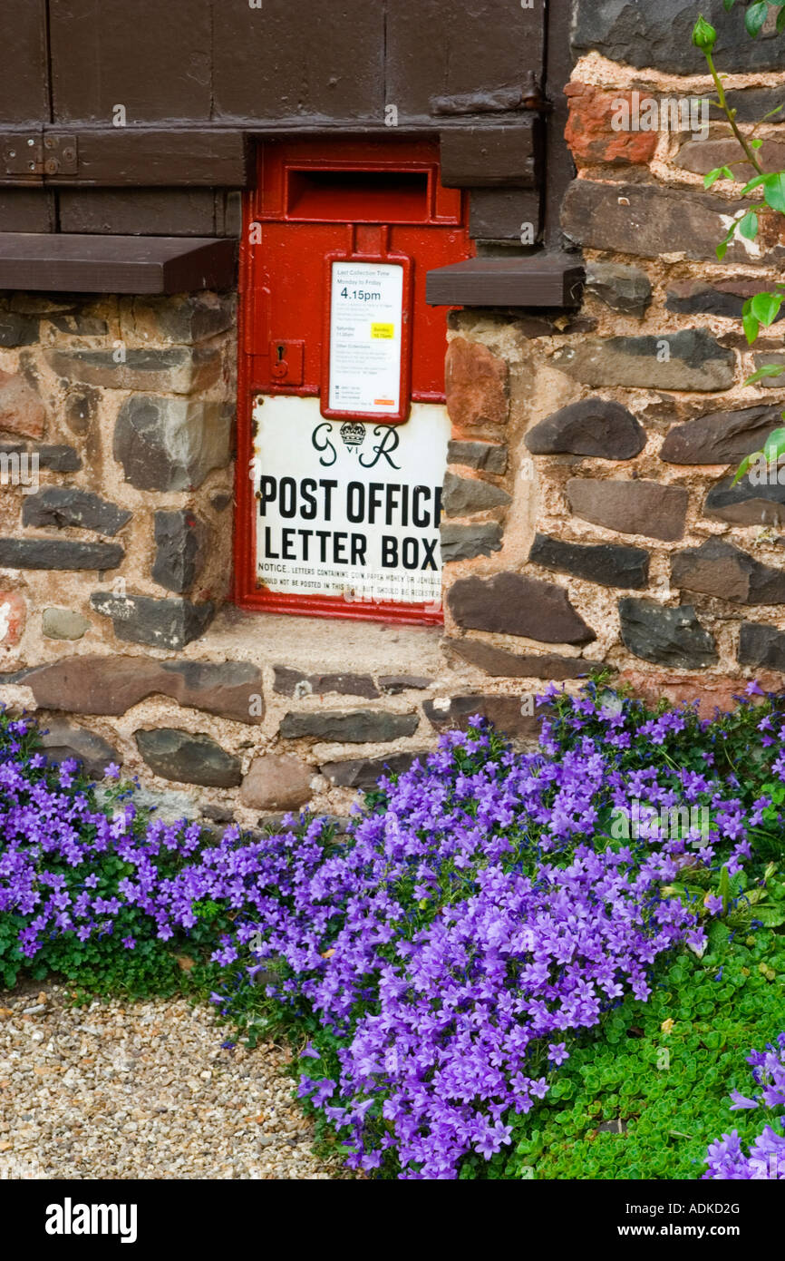 Old Letterbox with Flowers Stock Photo - Alamy