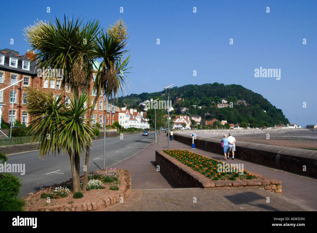 Minehead Promenade and Quayside, Somerset, UK Stock Photo - Alamy