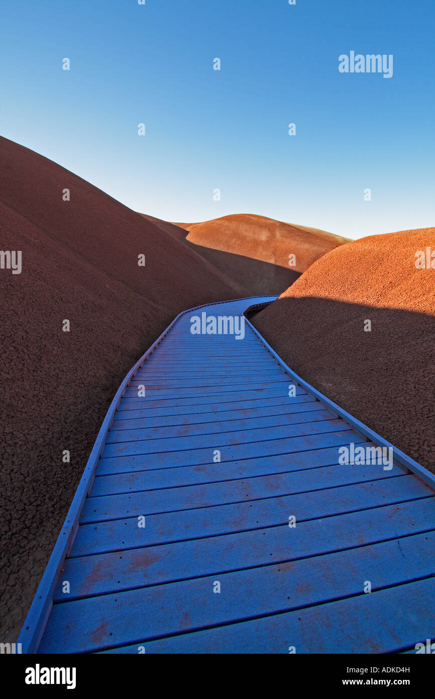 Blue Desert Walkway Stock Photo - Alamy