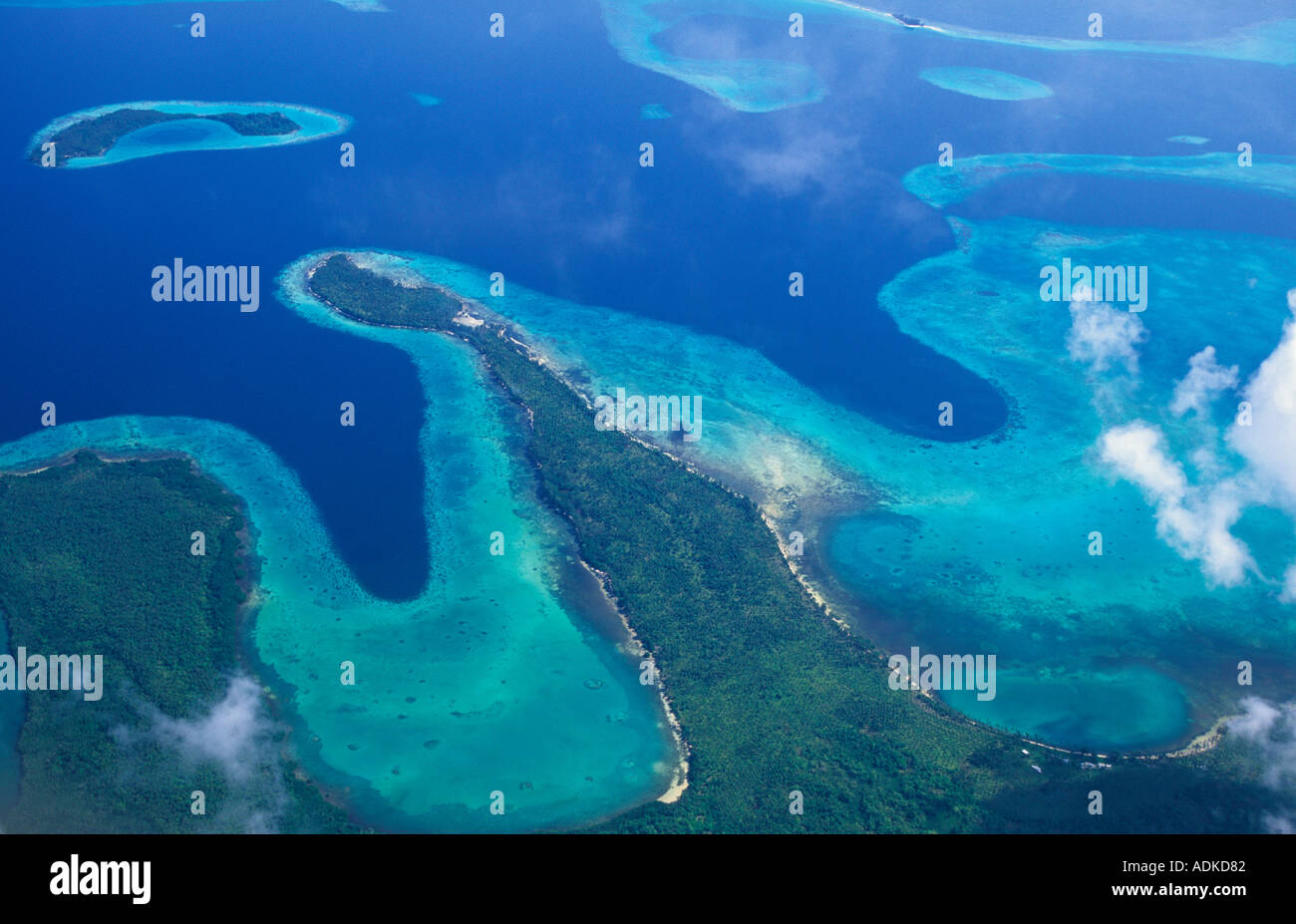Solomon islands aerial view hi-res stock photography and images - Alamy