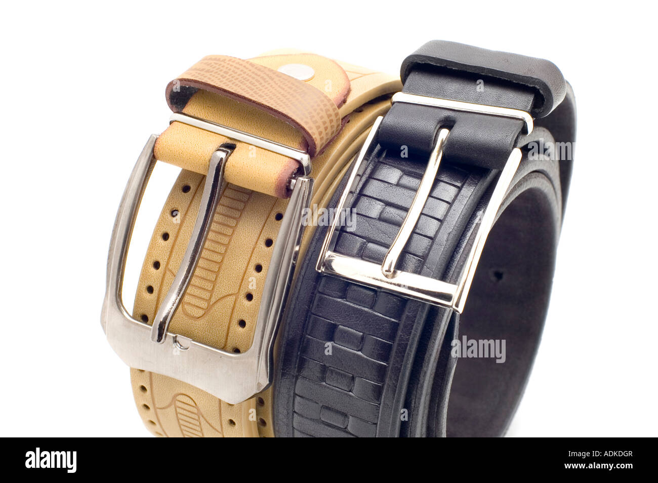 series object on white isolated Close up belt Stock Photo - Alamy
