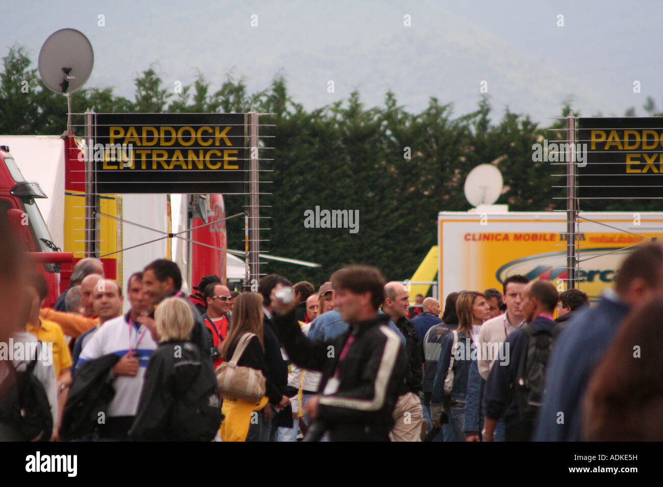 MotoGP Paddock Mugello Circuit - Italy Stock Photo - Alamy