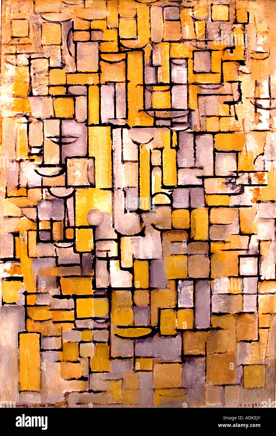 Piet Mondriaan Mondrian Museum Painting Netherlands Stock Photo - Alamy