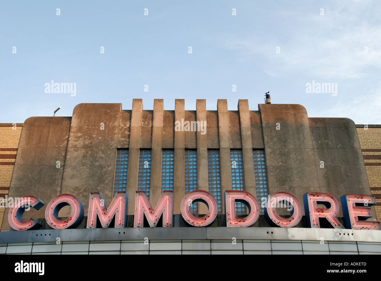 Portsmouth Virginia,High Street,Commodore Theatre,theater,neon sign ...