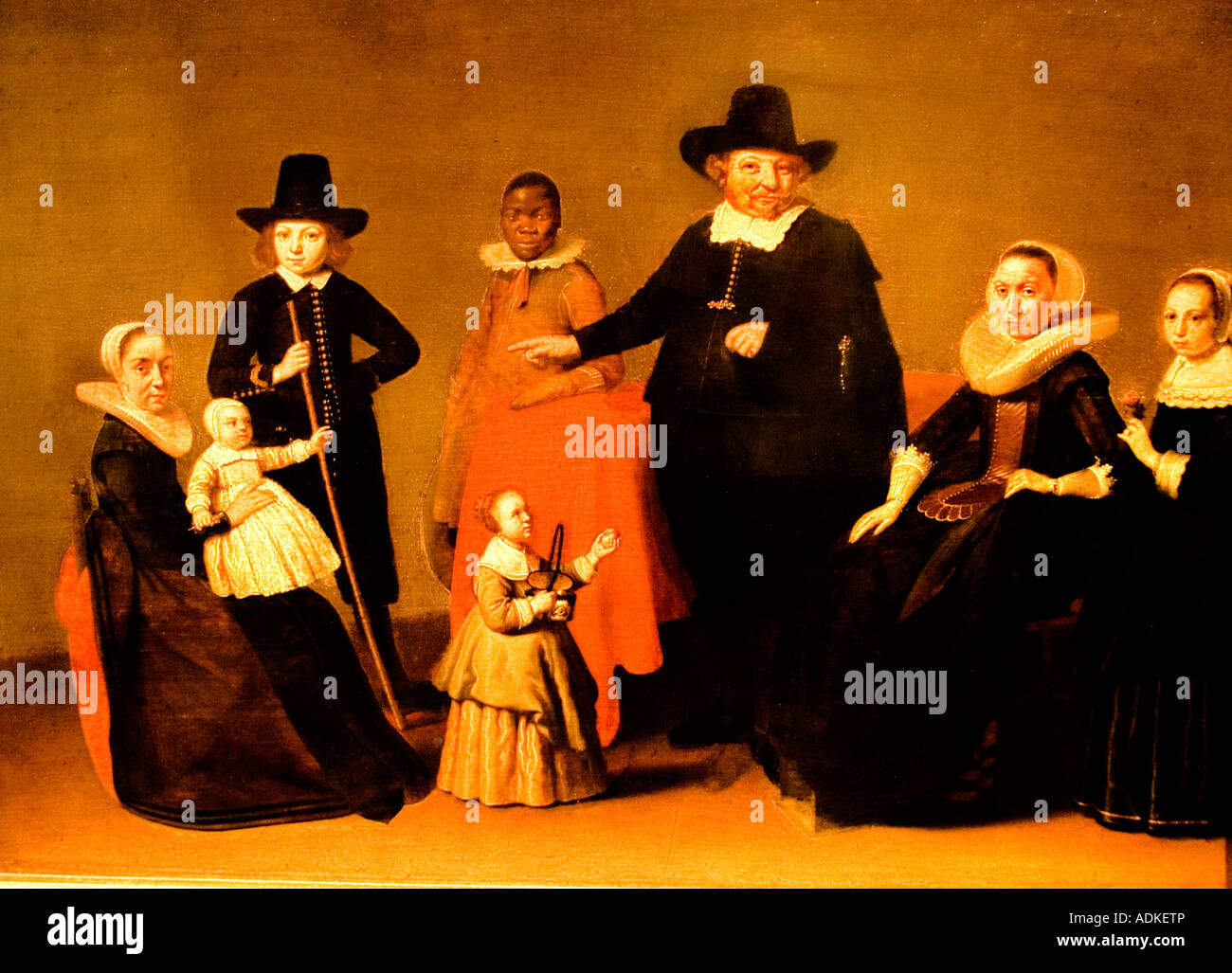 A Dutch family and their African servant 1620 The Hague, the ...
