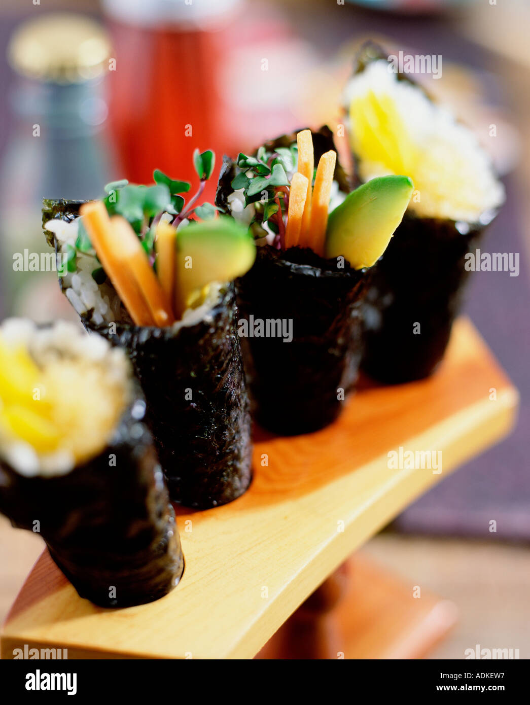 Japanese food avocado Stock Photo - Alamy