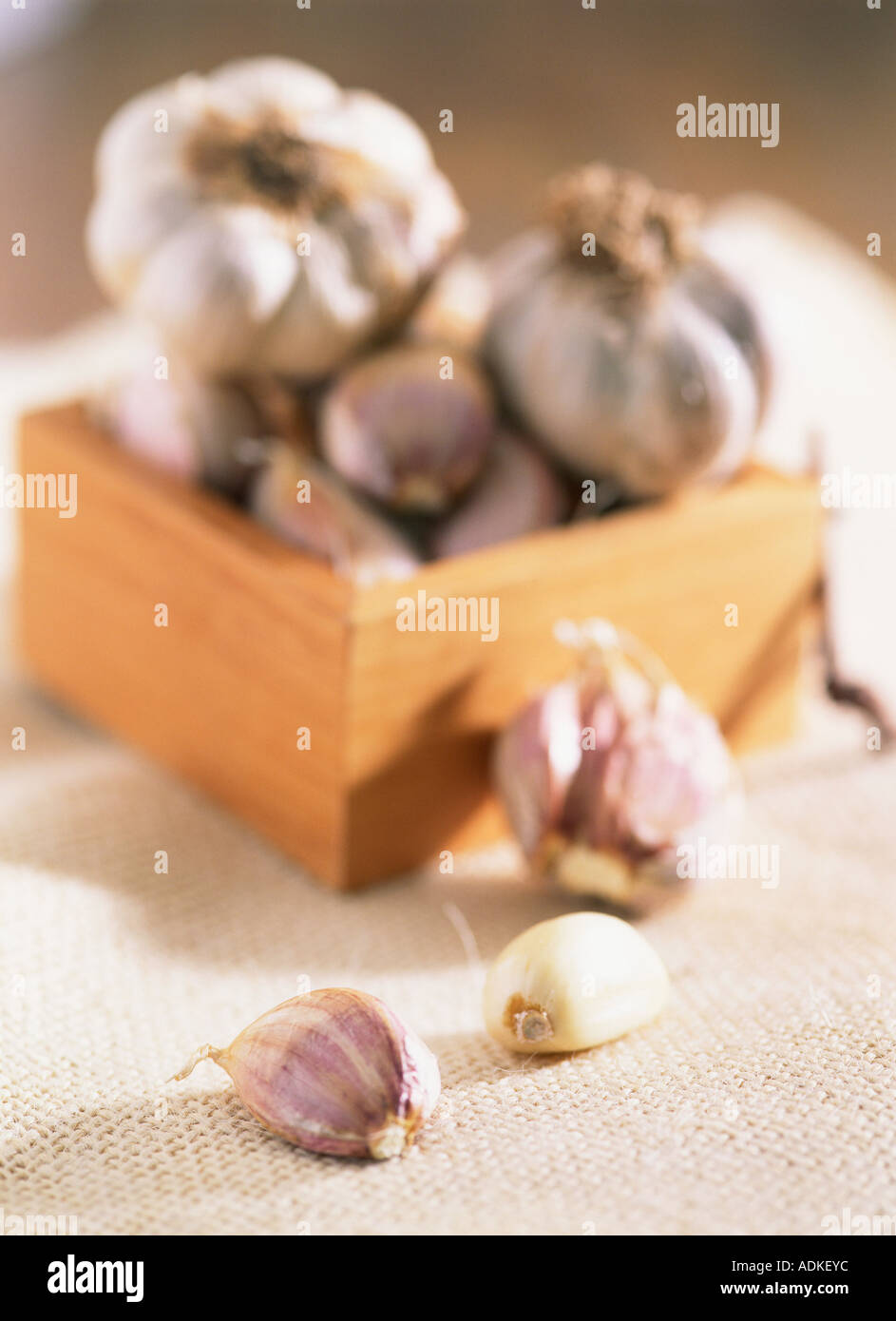 food ingredients garlic Stock Photo - Alamy