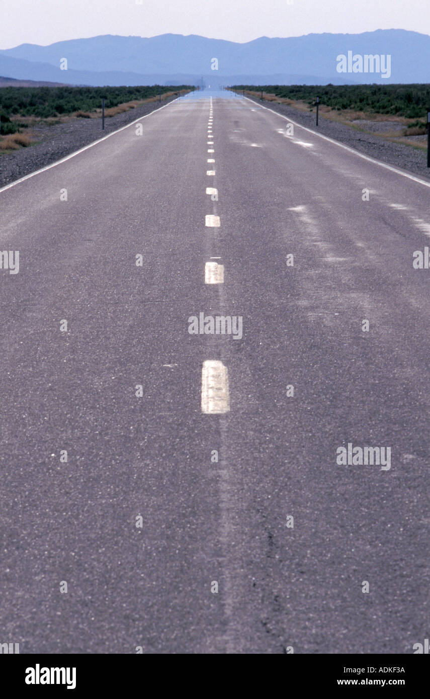 Open Highway in Nevada Stock Photo - Alamy