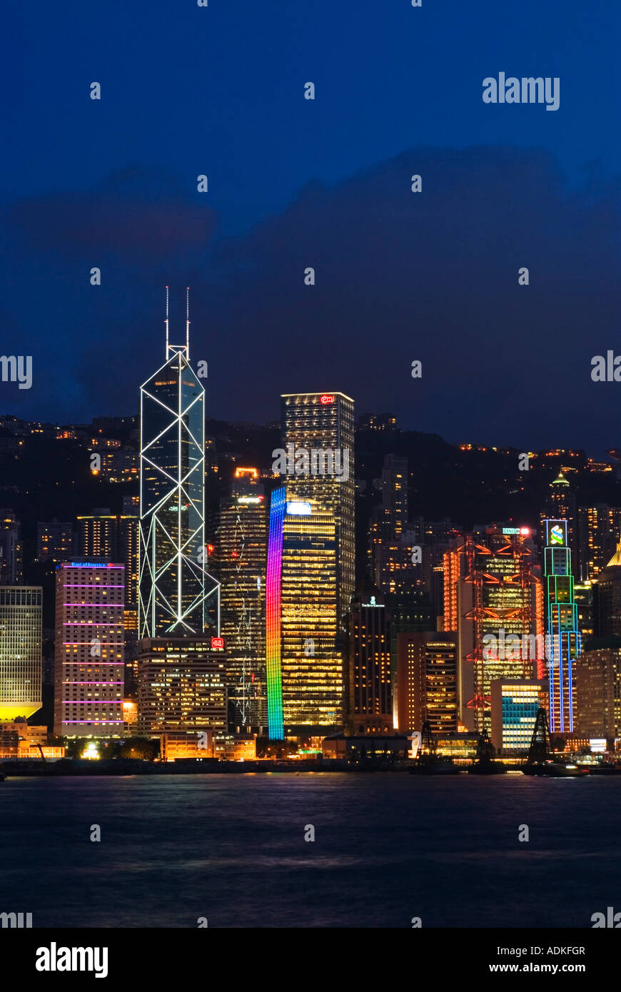 "Hong Kong skyline. Central Business and Financial District Stock Photo ...