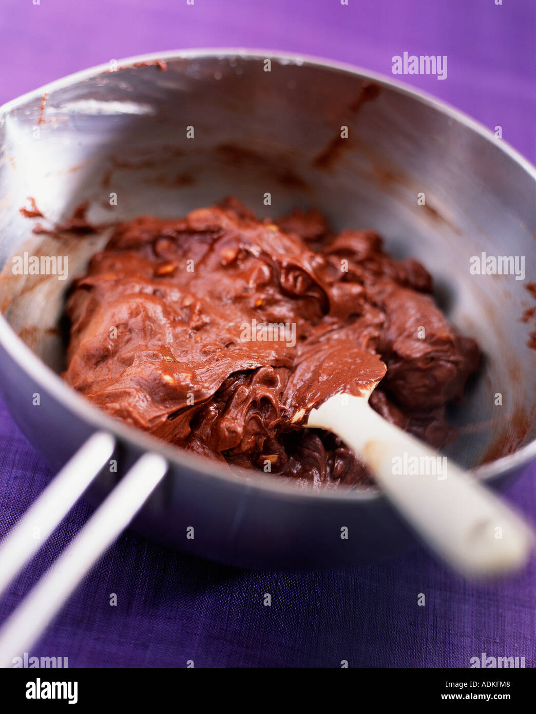 cuisine chocolate making process Stock Photo - Alamy