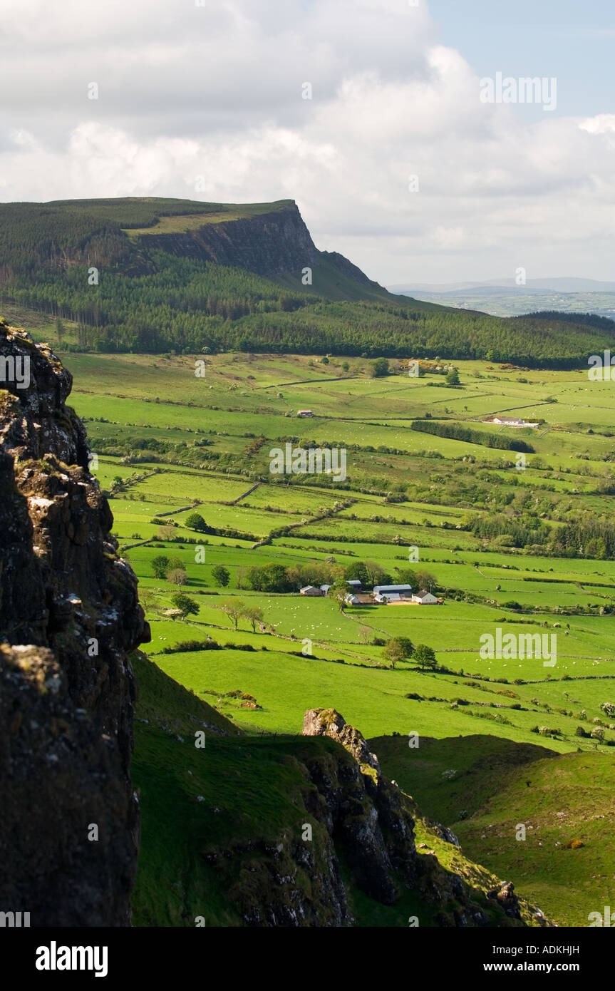 Landscape north of Limavady, Co. Derry, Northern Ireland. View ...