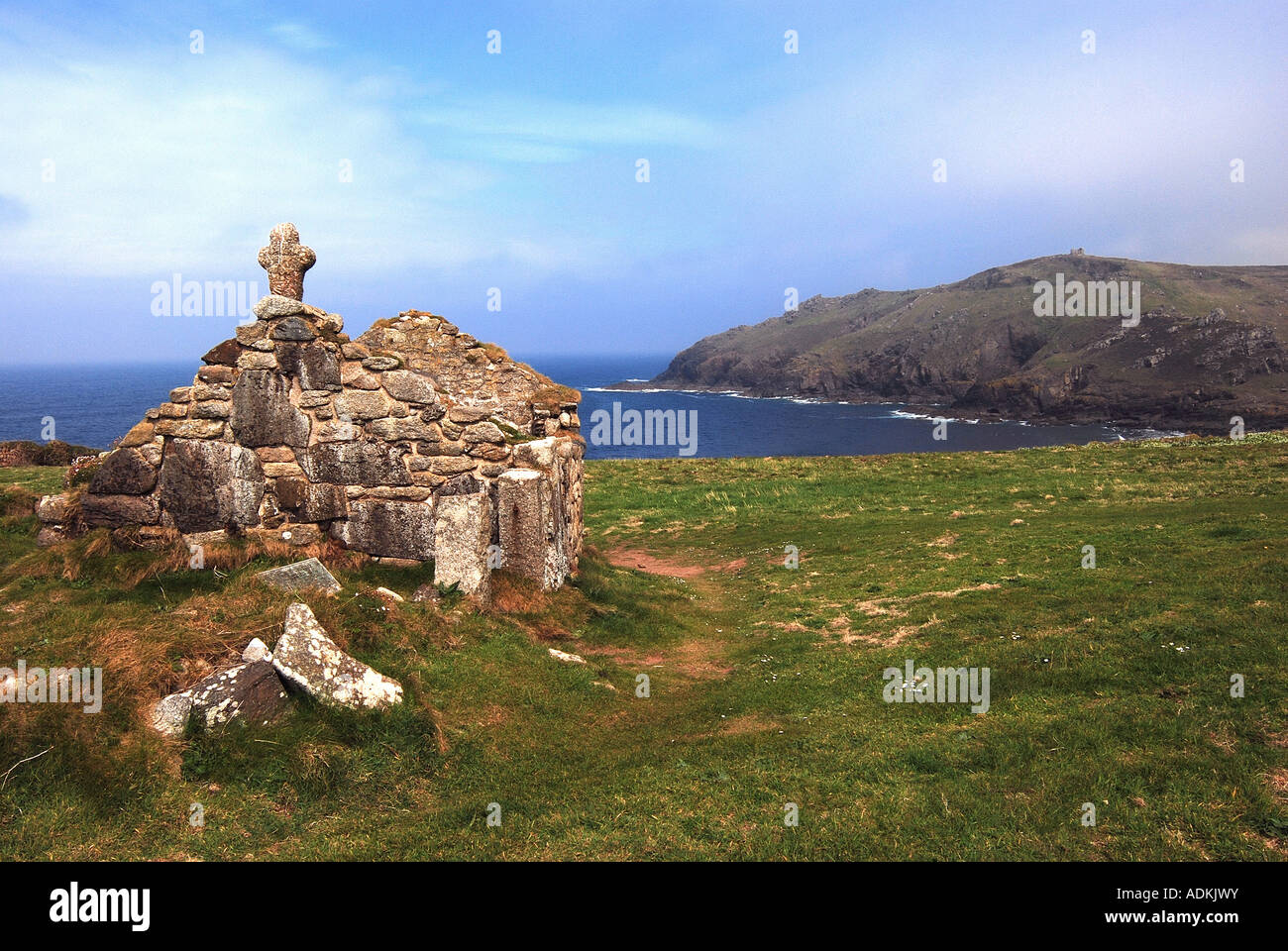 Ruins of st helen s oratory cornwall hi-res stock photography and ...