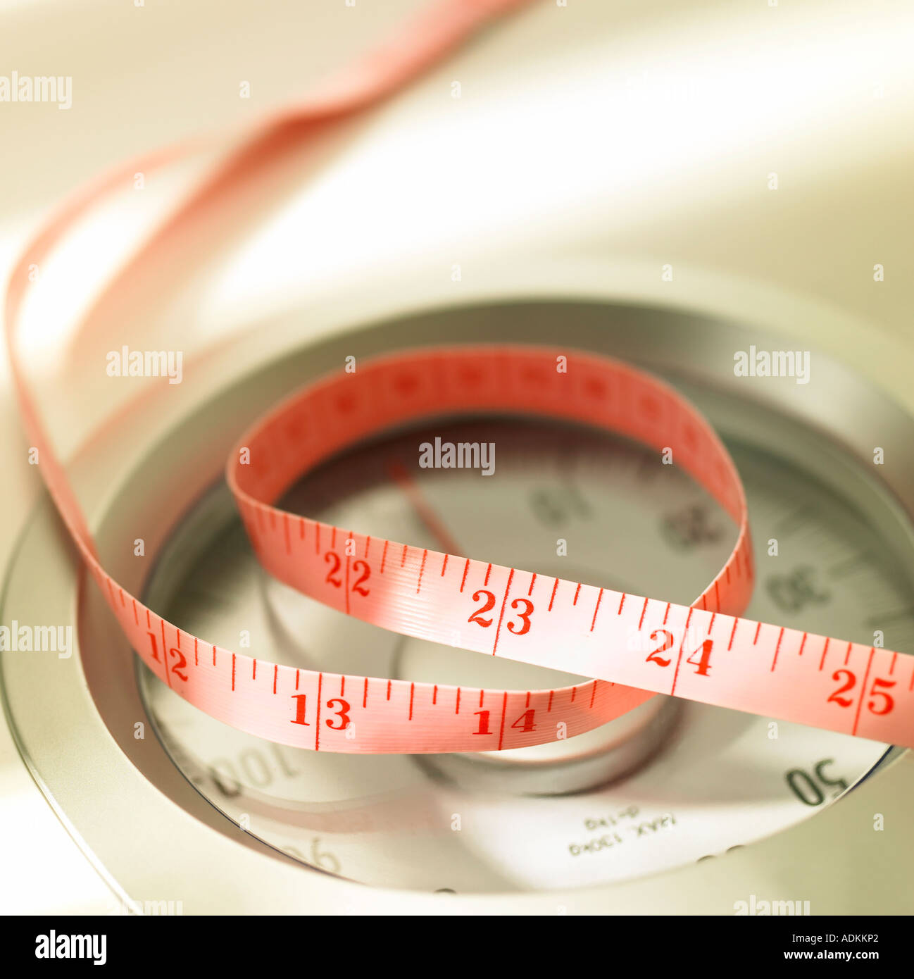 a scale and a ruler Stock Photo - Alamy