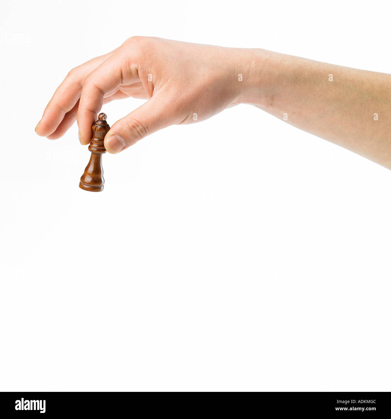 game a hand holding a chess Stock Photo - Alamy