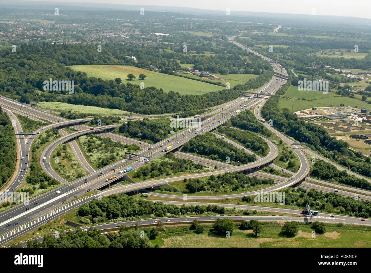 M3 m25 junction hi-res stock photography and images - Alamy