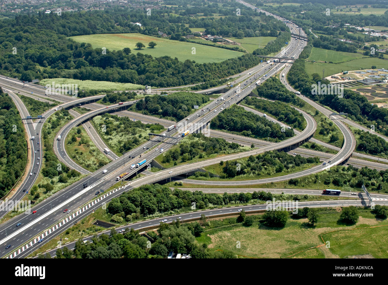 M3 m25 junction hi-res stock photography and images - Alamy