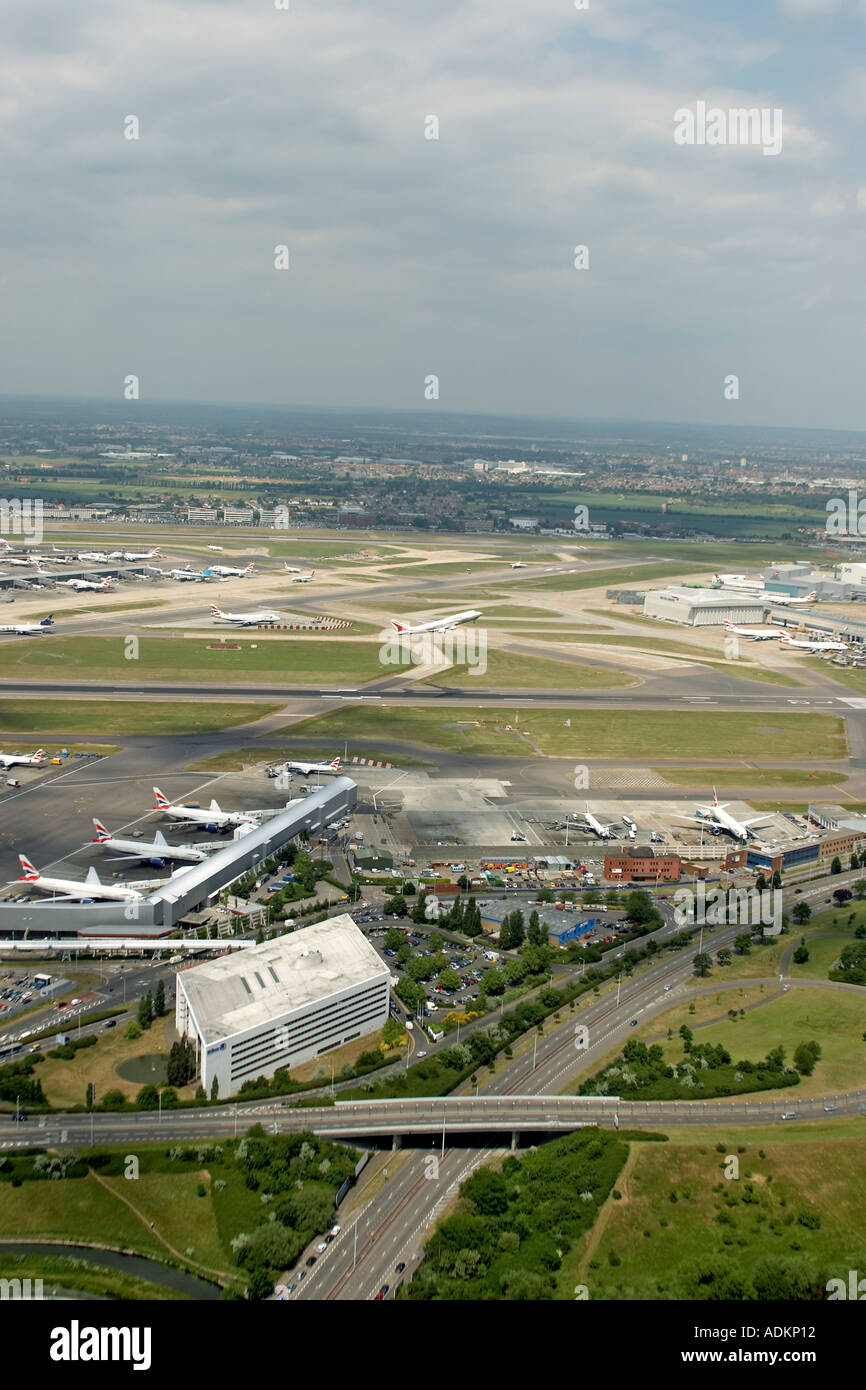 Heathrow Airport Birds Eye View High Resolution Stock Photography and ...