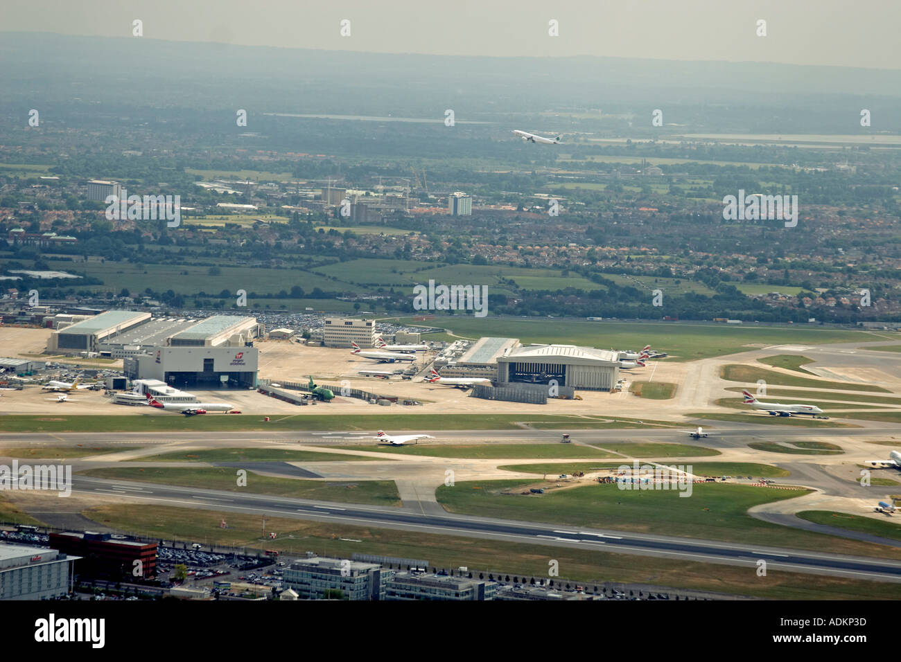 Heathrow Airport Birds Eye View High Resolution Stock Photography and ...