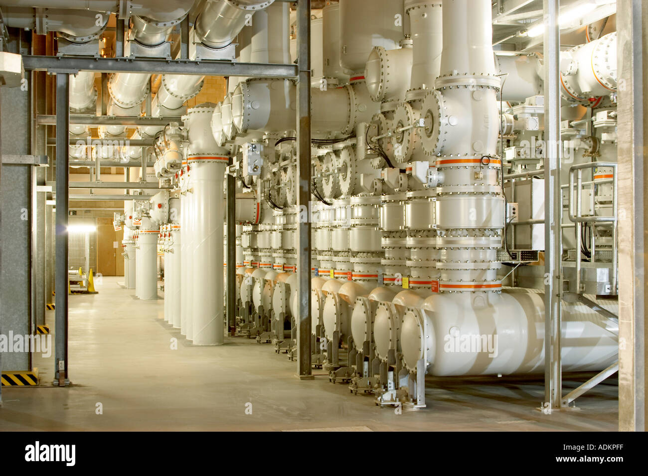 Gas Insulated Switching GIS electrical power transmission plant systems ...