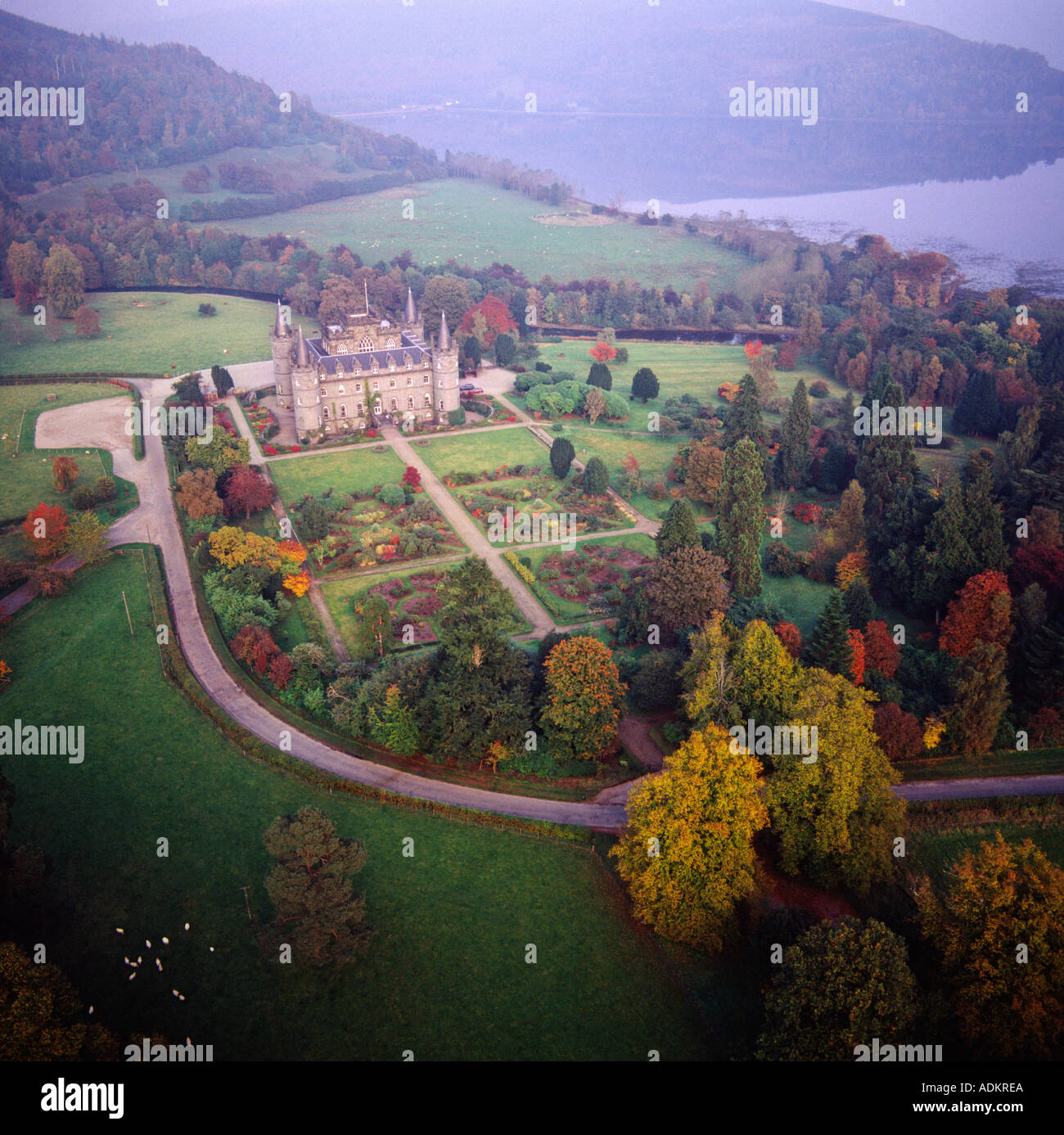 Inveraray aerial view hi-res stock photography and images - Alamy
