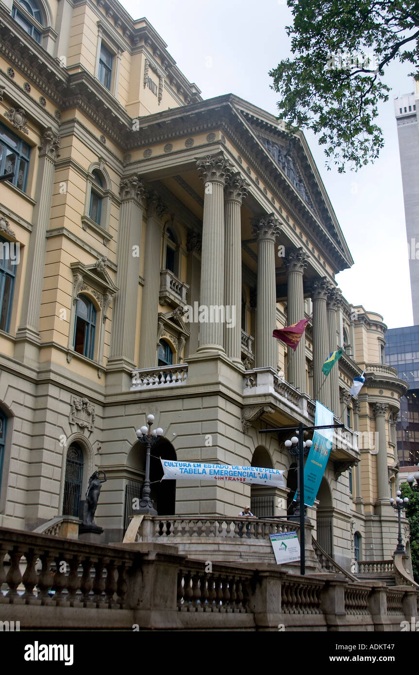 Famous historic building of National Library Biblioteca Nacional Centro ...