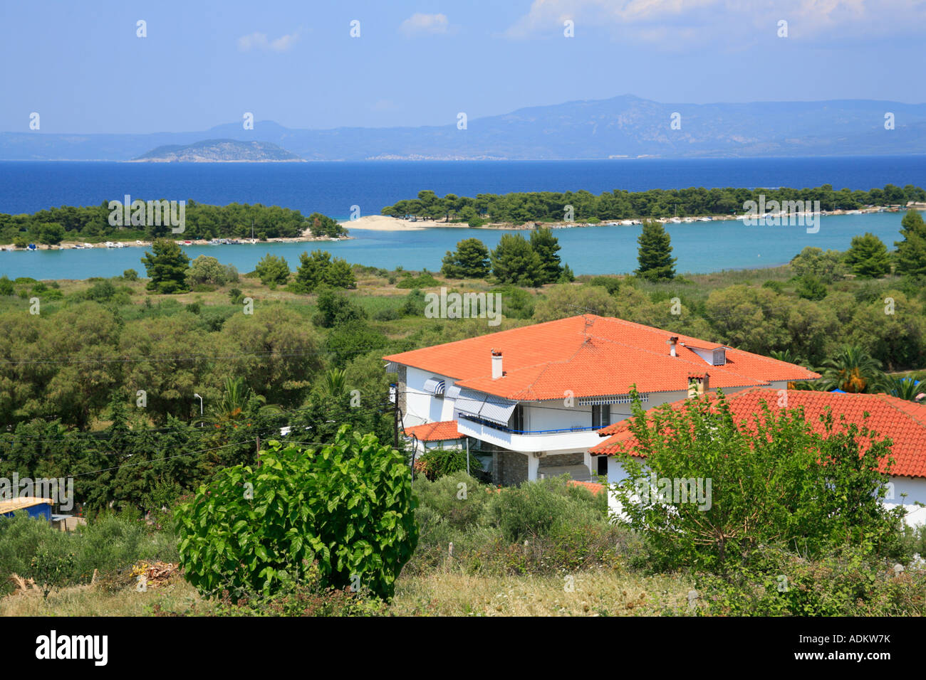 Halkidiki kassandra peninsula view hi-res stock photography and images ...