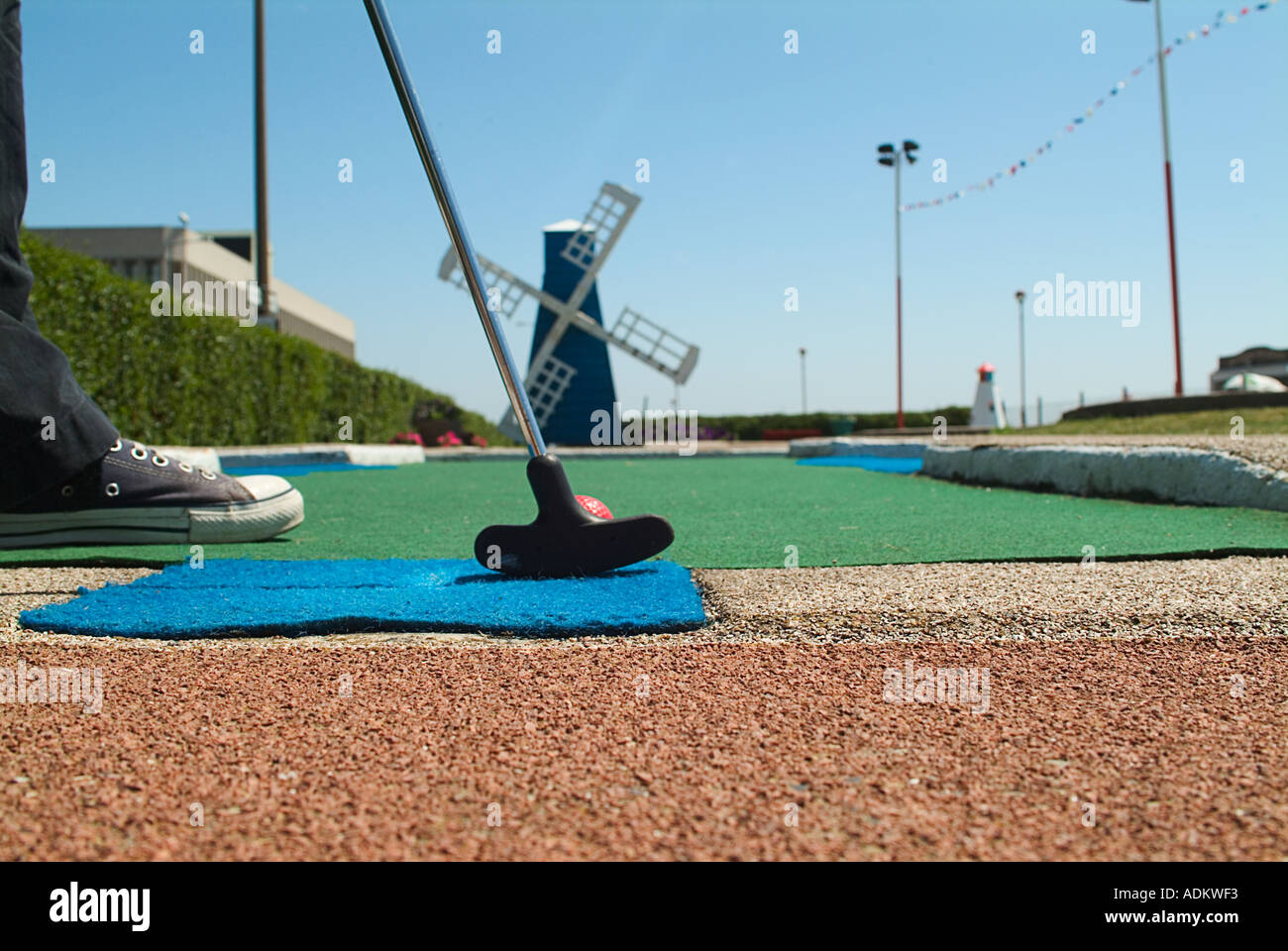 Crazy golf windmill hi-res stock photography and images - Alamy