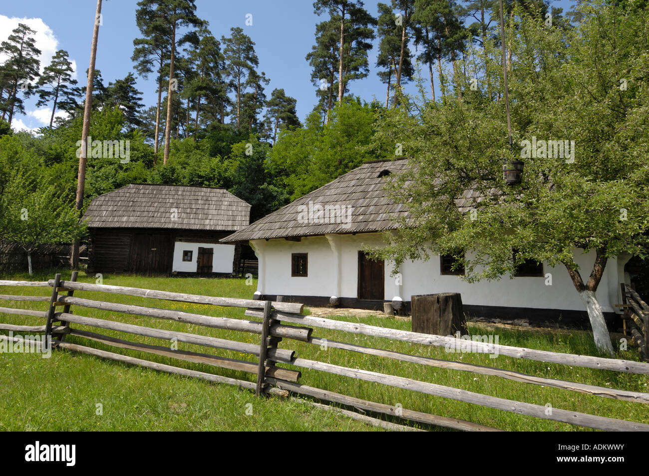 Traditional farmhouse of Romania. ASTRA Museum of Traditional Folk ...