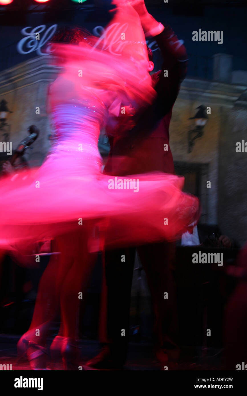 tango dancing movement buenos aires Stock Photo - Alamy