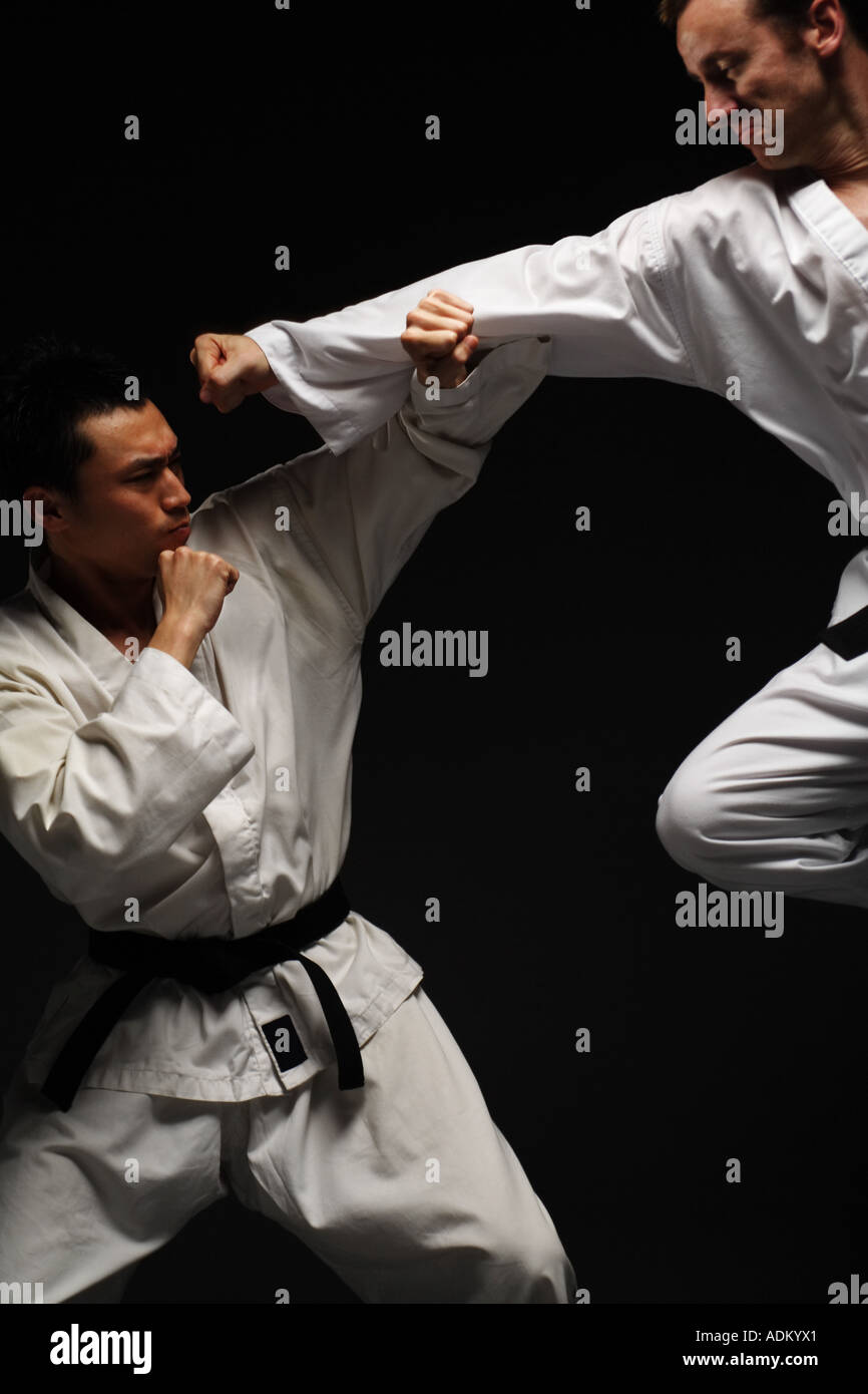 Two fighters spar hi-res stock photography and images - Alamy