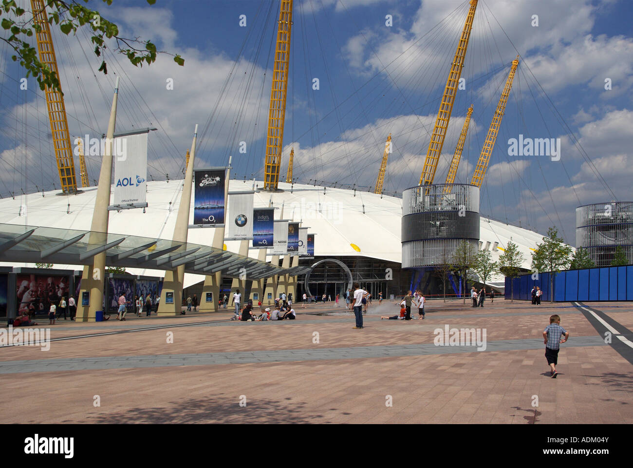 Revamped year 2000 Millennium Dome building now The O2 & partly fitted ...